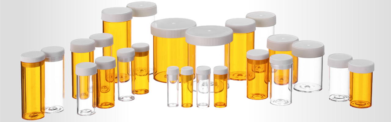 Plastic Vials from 1 Dram to 50 Dram. Great Tablet or Pill containers
